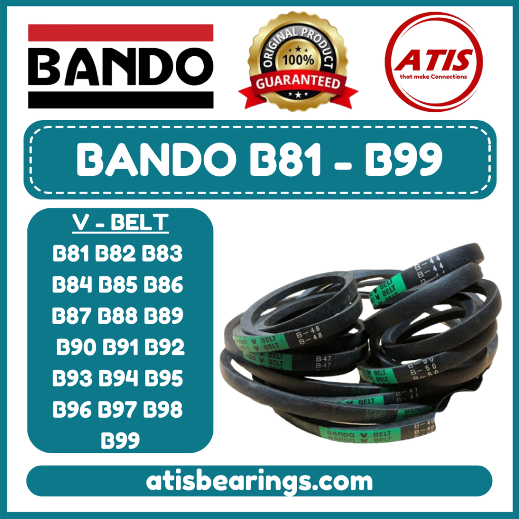 BANDO B81 B82 B83 B84 B85 B86 B87 B88 B89 B90 B91 B92 B93 B94 B95 B96 ...