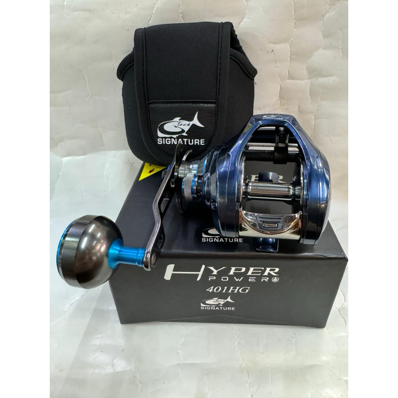 GTech Hyper Power 401HG Saltwater SW Jigging Fishing Reel | Shopee Malaysia