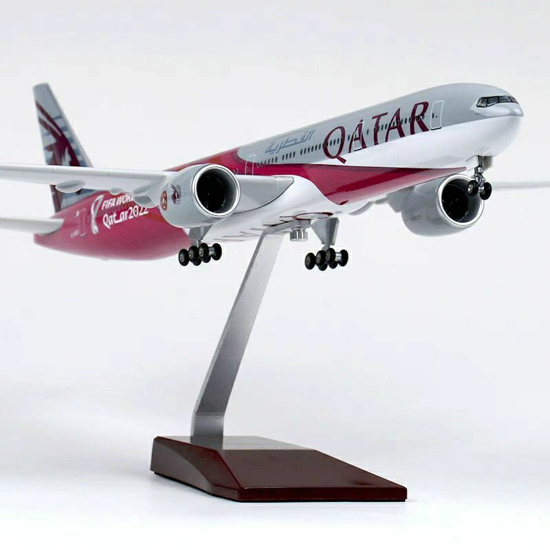 Qatar Airline Boeing B777 FIFA world cup Livery Airplane 47cm | Shopee ...