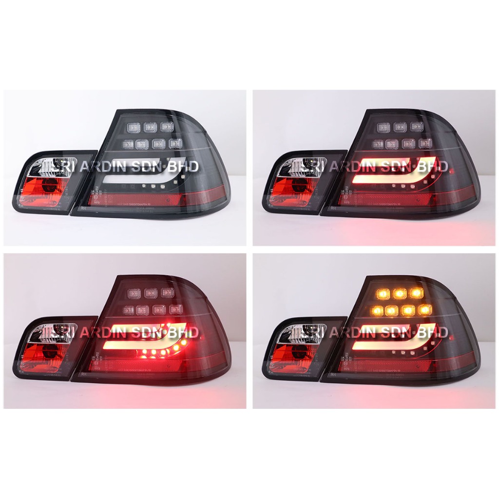BMW E46 99-05 2 Doors Light Bar LED Tail Lamp { 1 Pair Left & Right ...