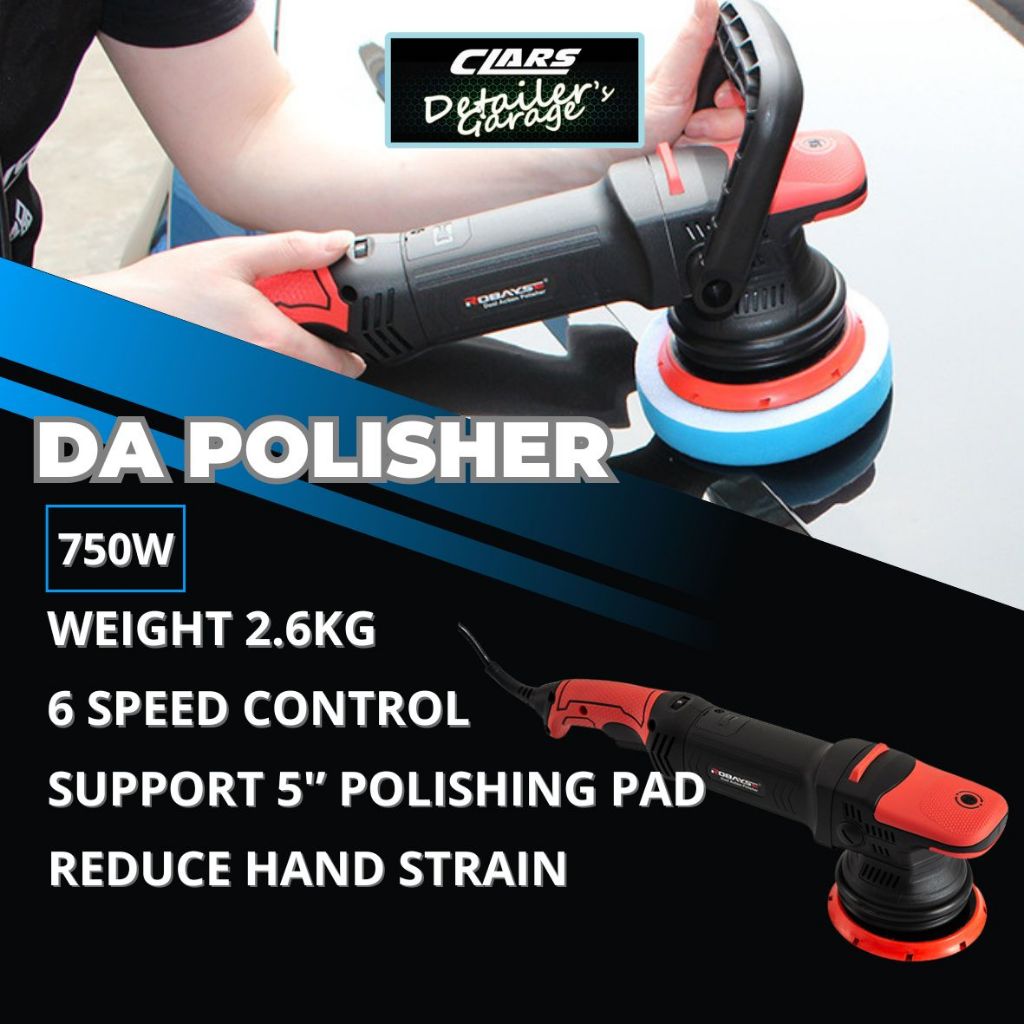 Clars DA Polisher 750watt / Dual Action Polisher for Auto Detailer ...