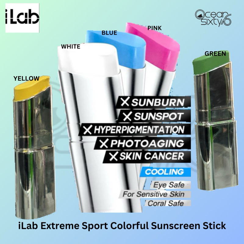 iLab Extreme Sport Colorful Sunscreen Stick | Shopee Malaysia