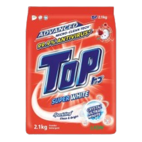 Top Super White Powder Detergent 2.1kg/Top Detergent powder 2.1kg/Top ...