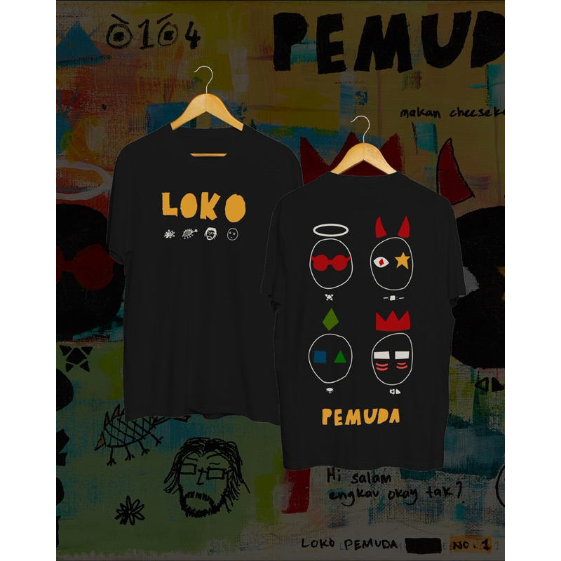 OVERSIZED T-SHIRT LOKO PEMUDA OFFICIAL (2ND ALBUM) | Shopee Malaysia