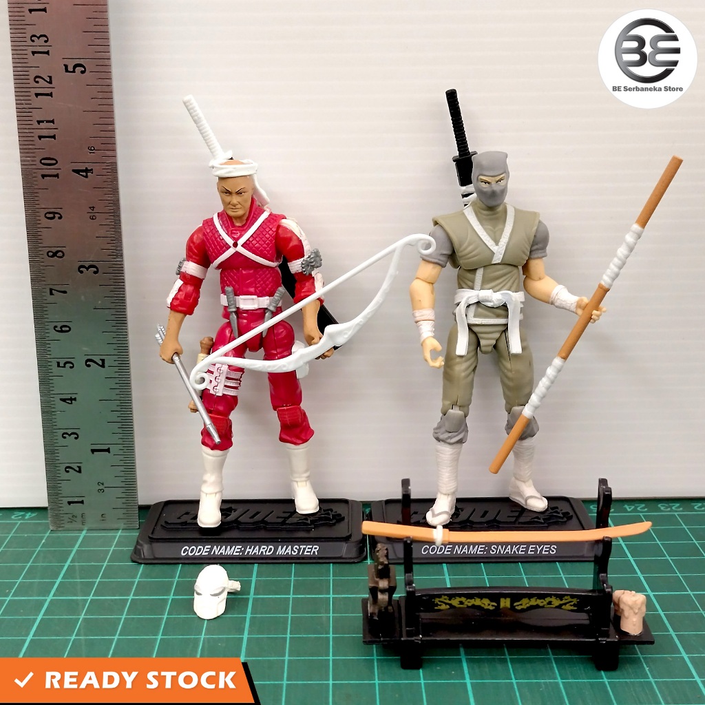 Used G.I. Joe GI JOE 25th Anni Comic Pack Hard Master And Snake Eyes ...