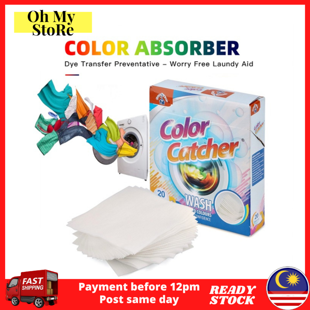 Anti Dye Paper Color Absorb Sheet Washing Machine Laundry Cloth Anti ...