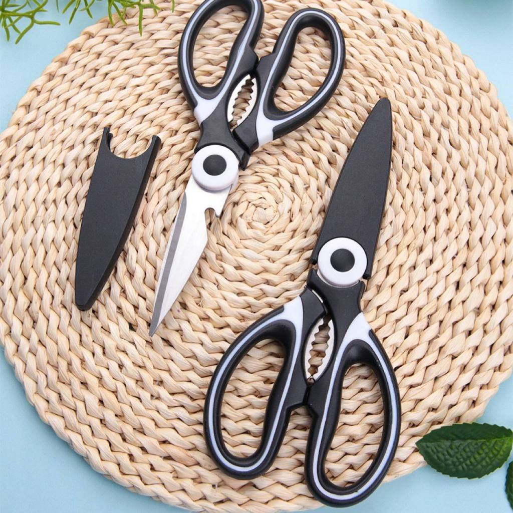 Stainless Steel Kitchen Household Multi-Functional Scissors Knife ...
