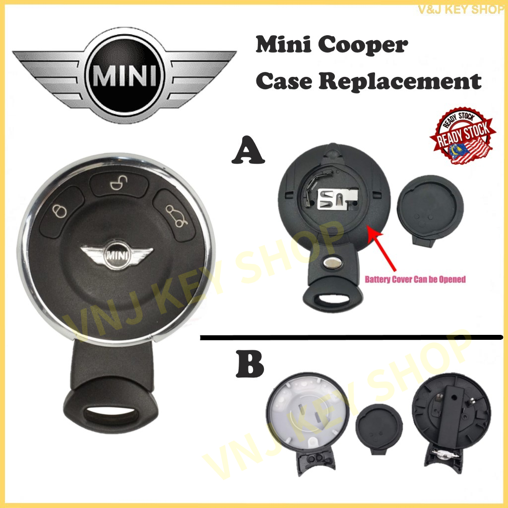 BMW mini cooper 3 button smart key casing to replace R56 keyless entry ...