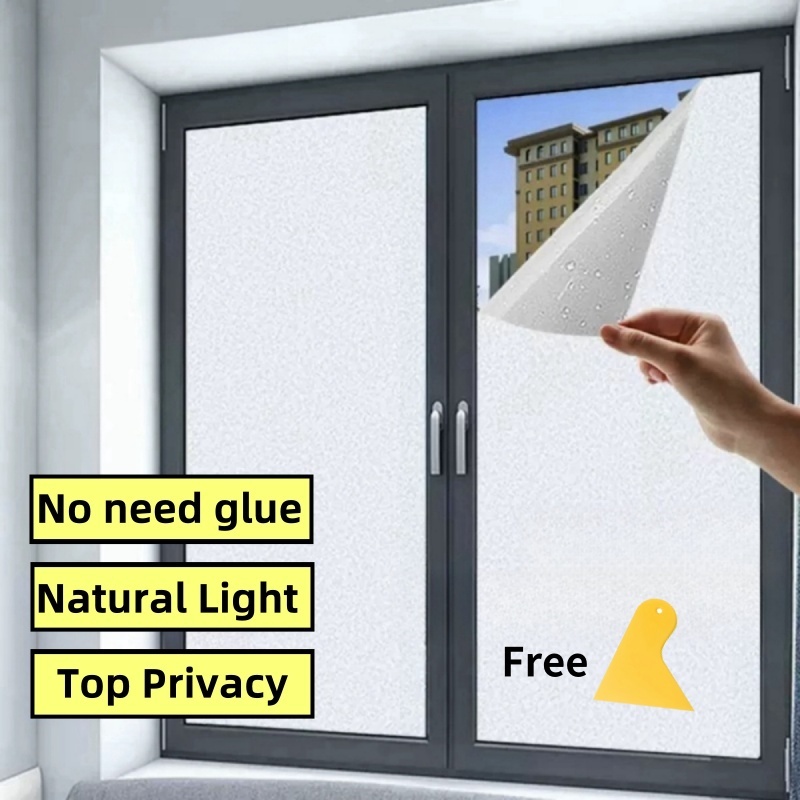Frosted Window Tinted Film Privacy Anti UV Frosted Matte Window Film ...
