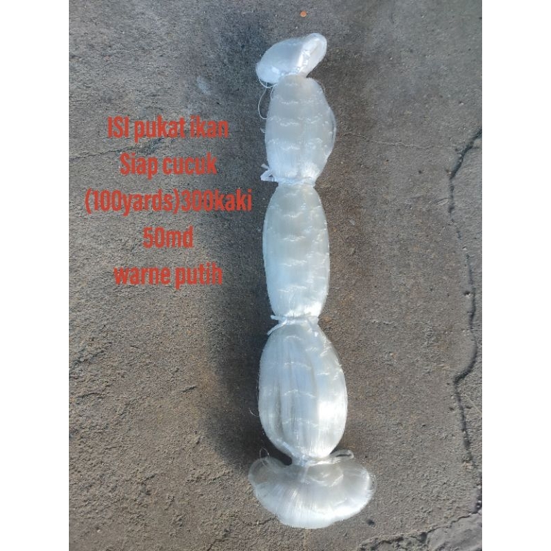 Isi Pukat Ikan Tegak Siap Cucuk/ Fishing net 50md 100yards(300kaki ...