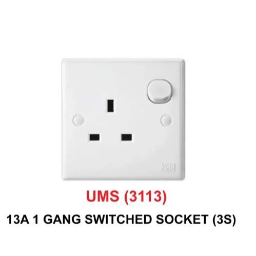 UMS 13A SWITCH SOCKET SP3113 [ New Model ] | Shopee Malaysia