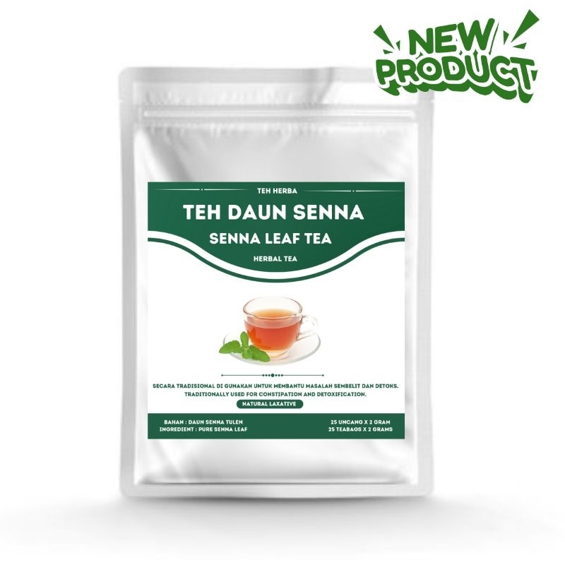 Teh Daun Senna Tulen (25 Uncang) /Pure Senna Leaf Tea (25 Teabags ...