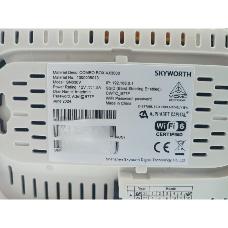 **NEW** Skyworth ComboBox AX3000 GN630V WiFi 6 Easy Mesh | Shopee Malaysia