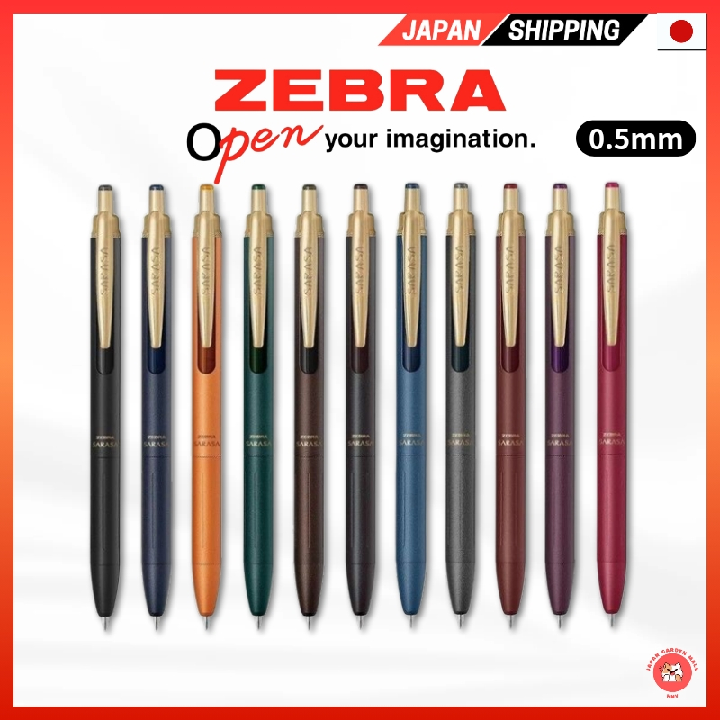 Zebra SARASA Grand Gel Ballpoint Pen 0.5mm 11colors Vintage high class salasa Direct from JAPAN ...