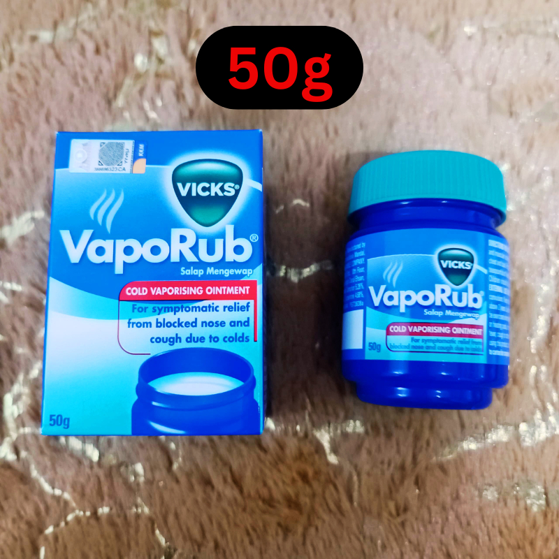 Vicks VapoRub Vaporising Ointment 50g Expiry Date Jan 2027 | Shopee ...