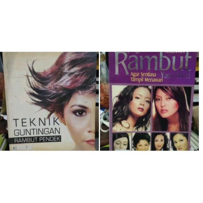 Buku teknik guntingan rambut, penjagaan rambut dan seangkatannya ...
