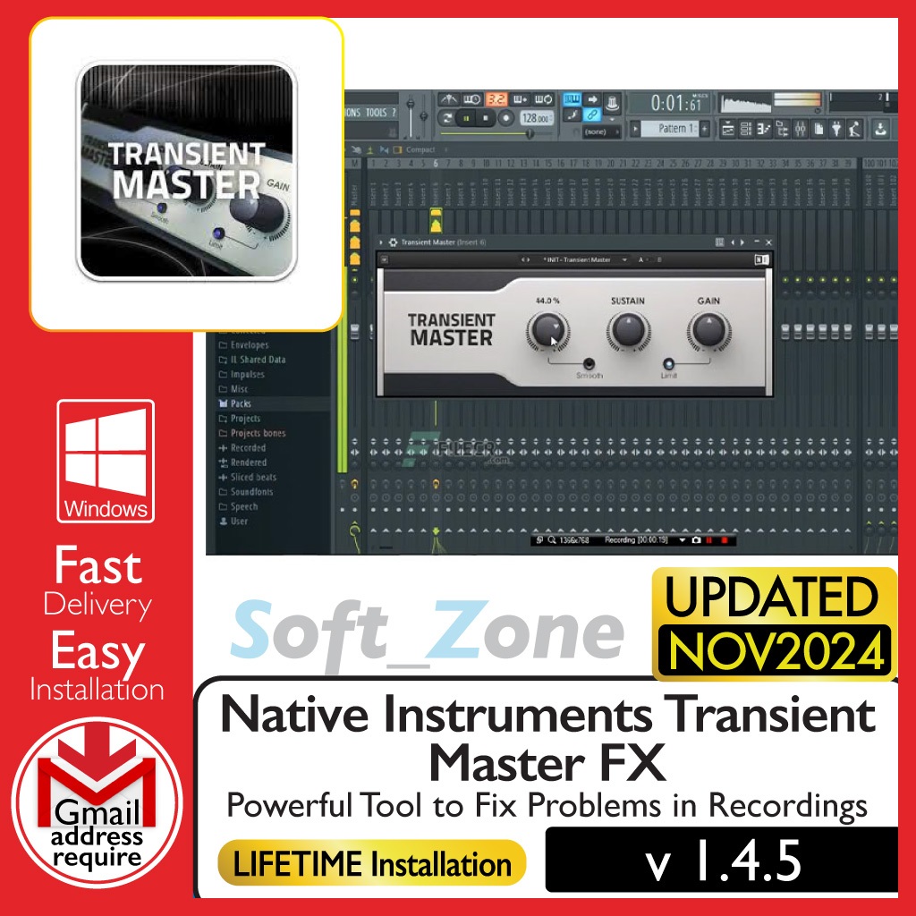 Native Instruments Transient Master FX v1.4.5 - Powerful Tool to Fix Problems in Recordings ...