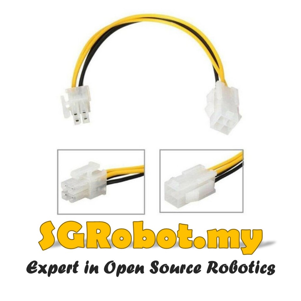 ATX 4 pin 6 pin Male to 4 pin 6pin Female Power Extension Cable | Shopee Malaysia