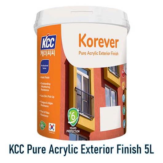 Page 1 / 5L KCC PAINT KOREVER PURE ACRYLIC EXTERIOR FINISH 6 YEARS ...