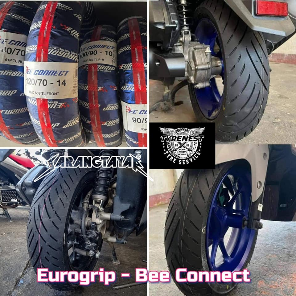 Eurogrip Beeconnect - 130/70-13 nmax adv | Shopee Malaysia