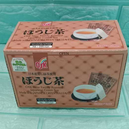 OSK new family roasted Japenese green tea made with Japanese green tea ...
