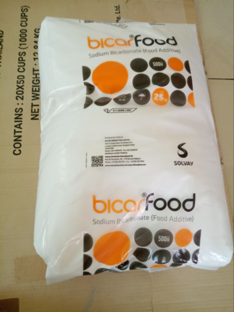 Sodium Bicarbonate /Baking Soda Solvay Halal Food Grade-25kg | Shopee ...