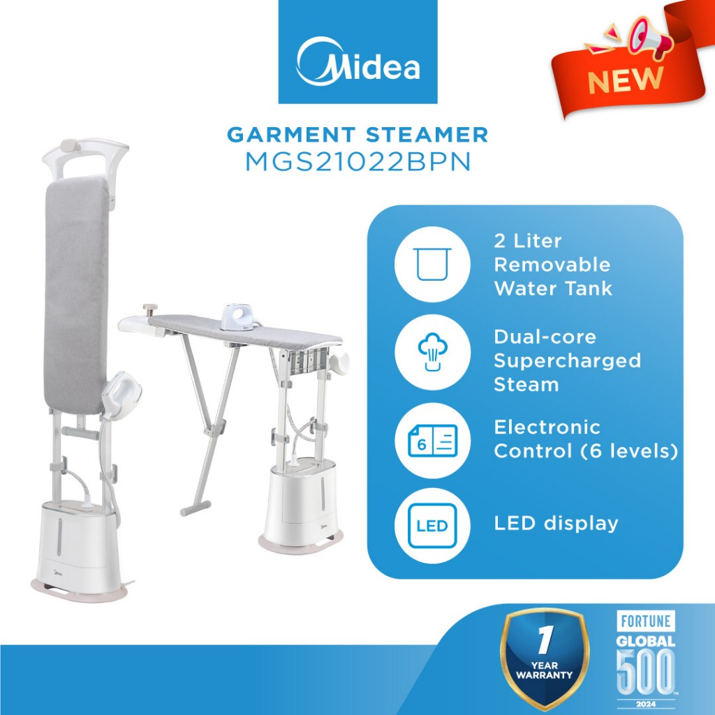 Midea MGS21022BPN Garment Steamer With Ironing Board | Shopee Malaysia