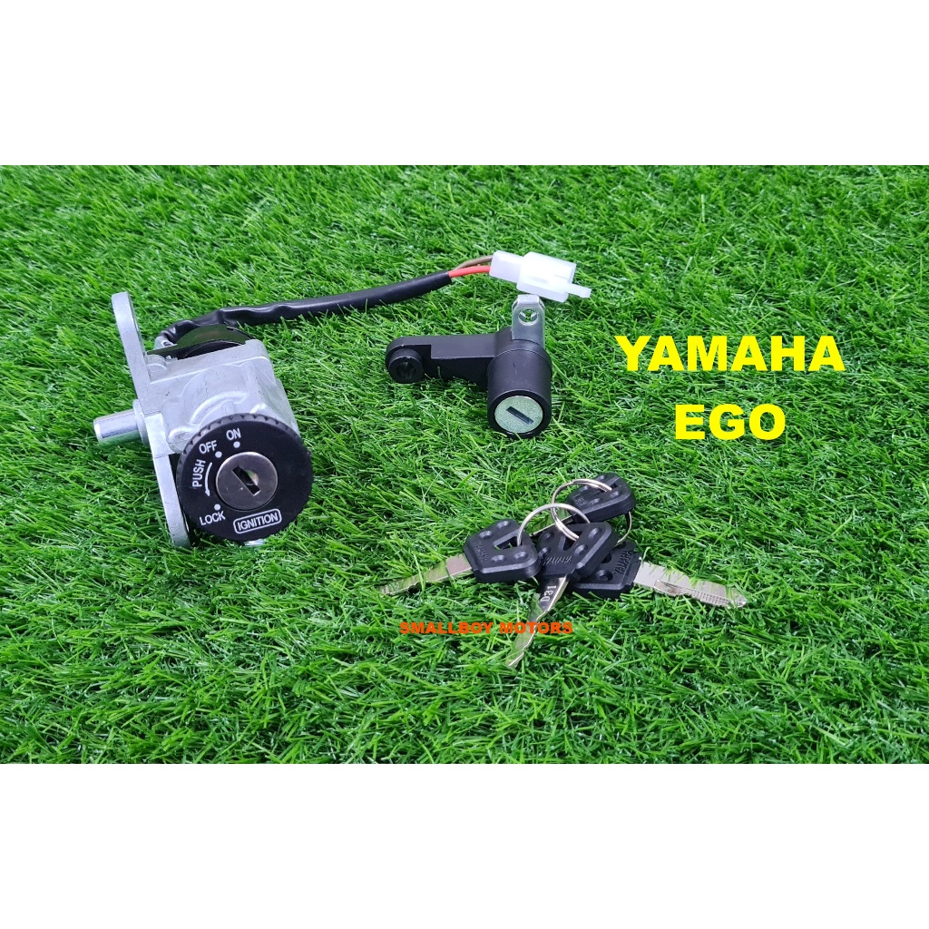 YAMAHA EGO FRONT REAR MAIN SWITCH HANDLE SEAT KEY KUNCI DEPAN BELAKANG ...