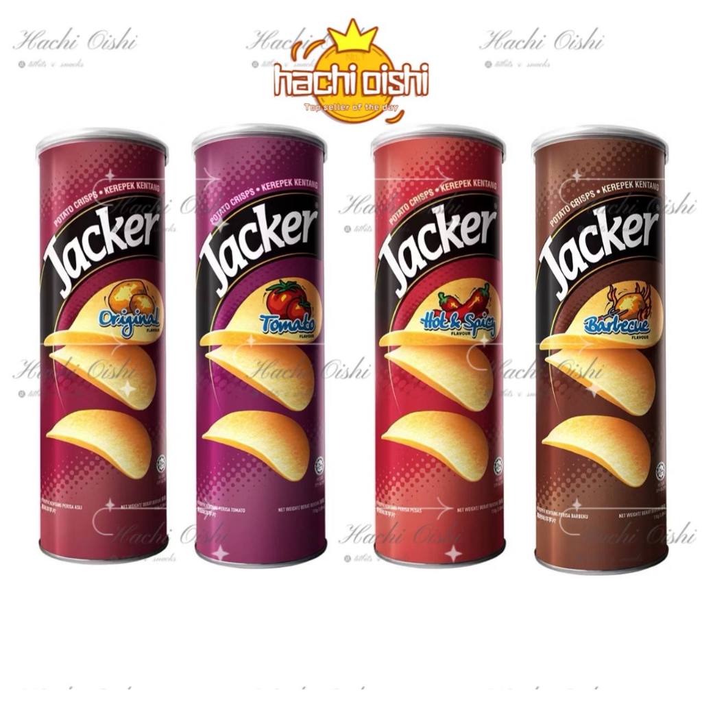 Jacker Potato Crisp 110g (Hot & Spicy / Barbecue/ Tomato/ Original ...