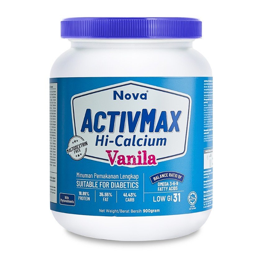 ACTIVMAX HI CAL (VANILLA) 900G | Nutrition Drink | Shopee Malaysia