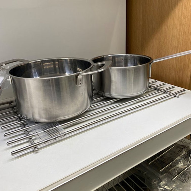 POT STAND STAINLESS STEEL 50X28CM HOT POT STAND LEKAR PERIUK ALAS ...