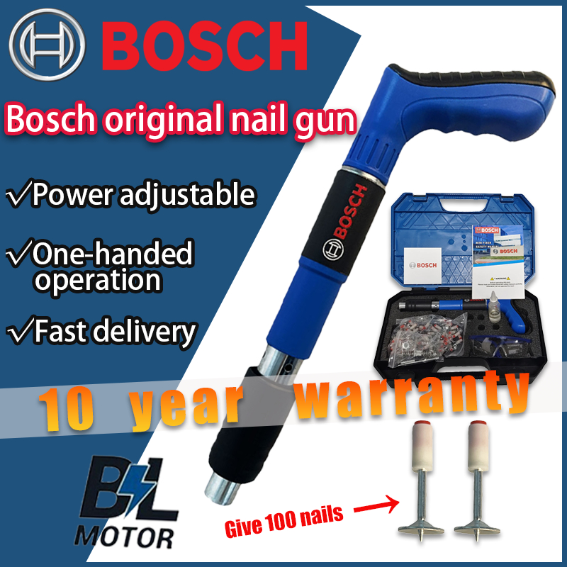 Bosch original nail gun mini cordless home handheld for concrete wall ...