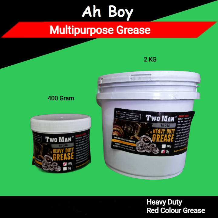 Multipurpose Grease ( Heavy Duty ) 400g / 2KG | Red Grease | Minyak ...