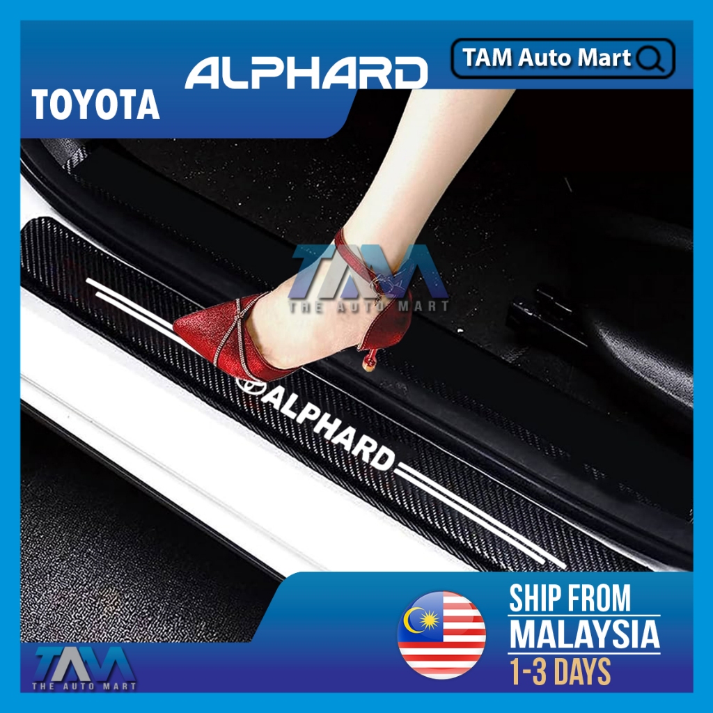 Toyota Vellfire / Alphard 20 Series Door Step Sticker Protector 2008 ...