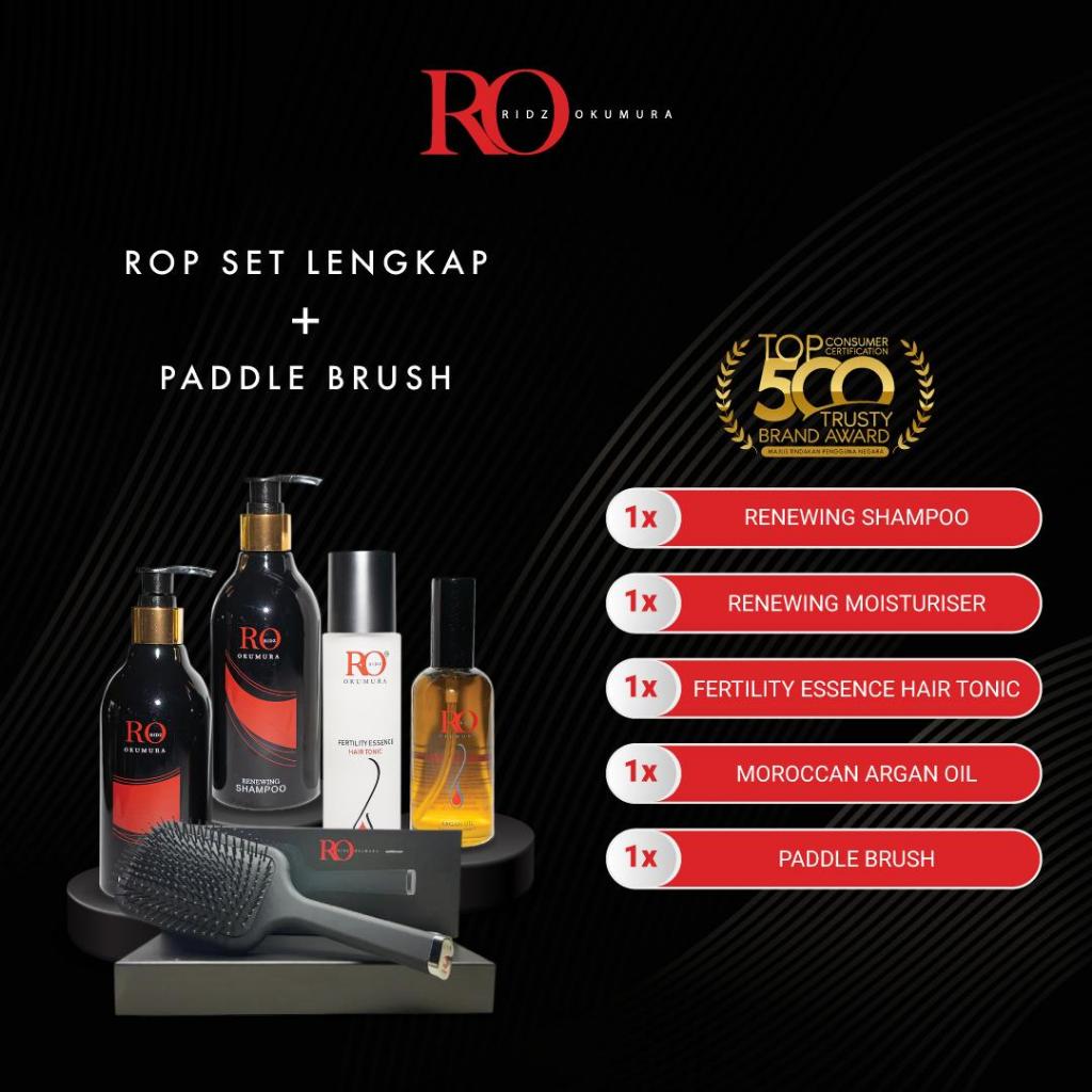 ROP Set Lengkap + Paddle Brush (HITAM) | Shopee Malaysia