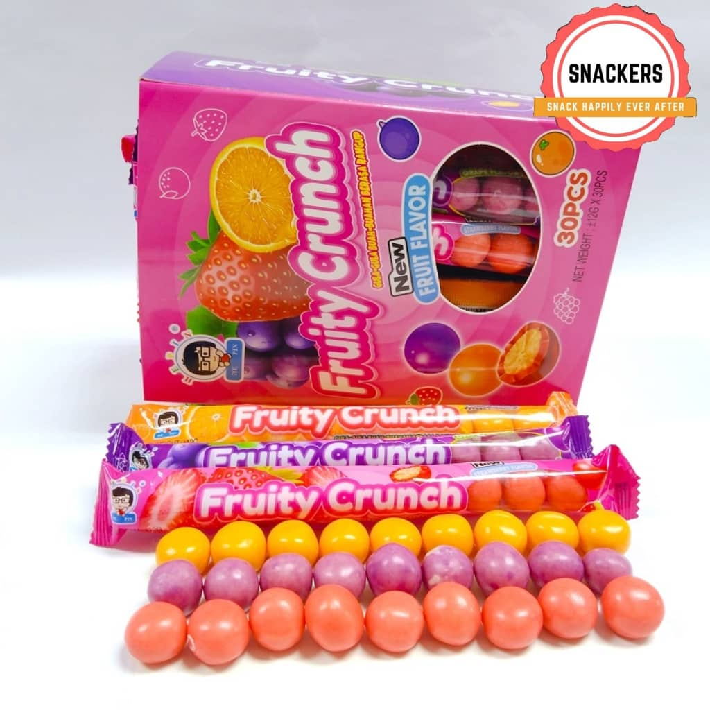 🔥Ready Stock🔥 30 Pcs Fruity Crunch Candy Fruit Flavor (Gula-Gula Buah ...