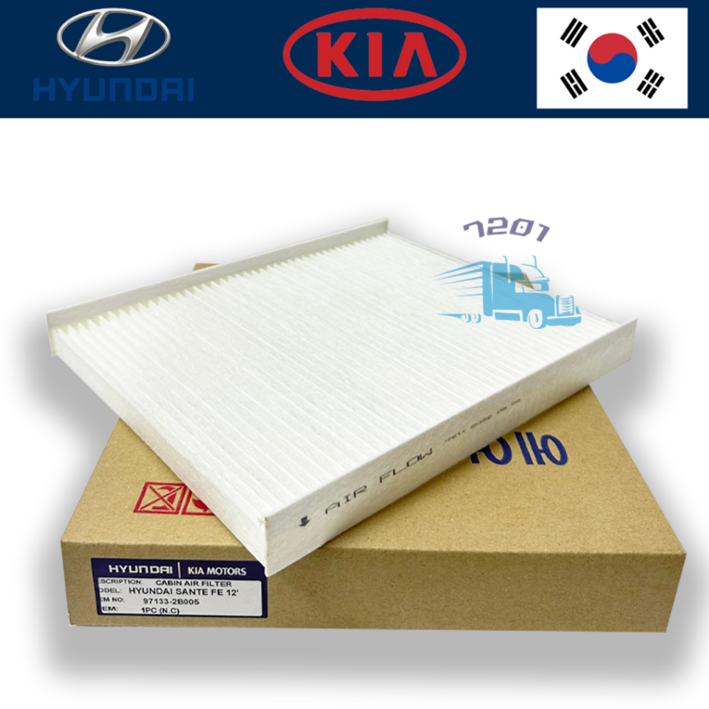 HYUNDAI 97133-2B005 AIRCOND CABIN FILTER, SANTA FE CM10 2012 | Shopee ...