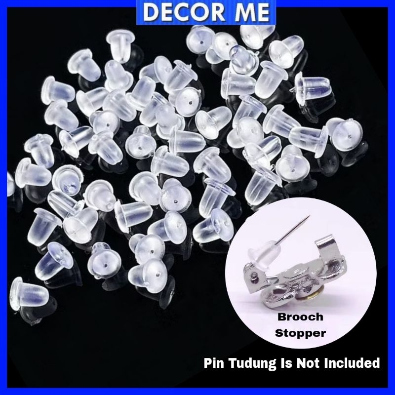[READY STOCK] 40PCS BROOCH STOPPER KERONGSANG STOPPER ANTI ROSAK (#3777 ...