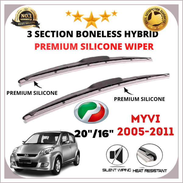 [PREMIUM SILICONE] PERODUA MYVI OLD 2005-2011 PREMIIUM 3 SECTION ...