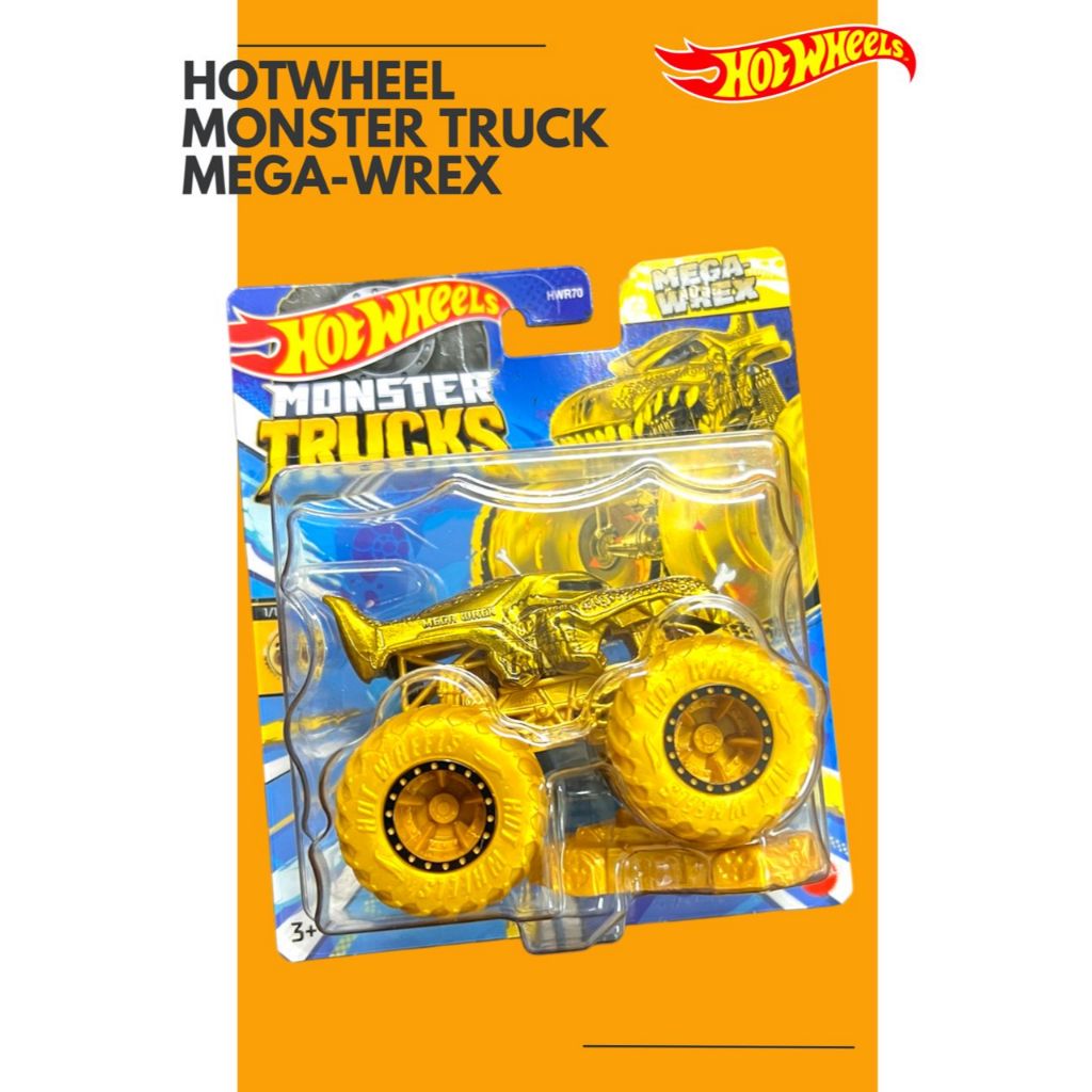 MONSTER TRUCK HOTWHEELS MEGA-WREX GOLD EDITION | Shopee Malaysia