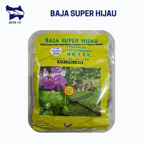 BAJA SUPER HIJAU PENGGALAK PERTUMBUHAN (POKOK HIASAN,TUMBUHAN DAN SAYURAN DEDAUN) | Shopee Malaysia