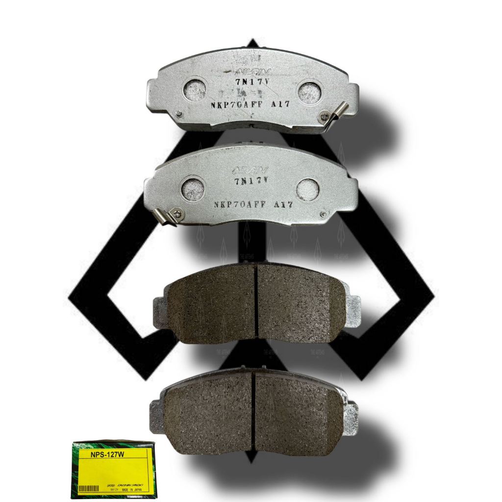 HONDA ACCORD SDA, TAO/CIVIC SNA/STREAM SMA RN6 BRAKE PAD FRONT(NPS-127W ...