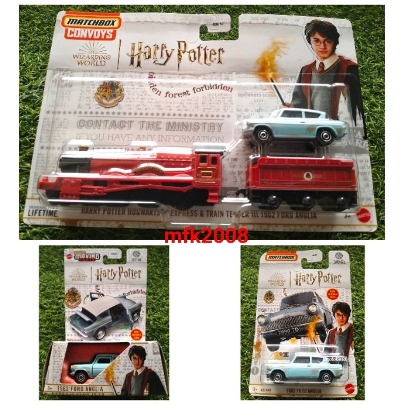 MATCHBOX 2024 - 1962 FORD ANGLIA HOGWARTS EXPRESS HARRY POTTER ASST ...