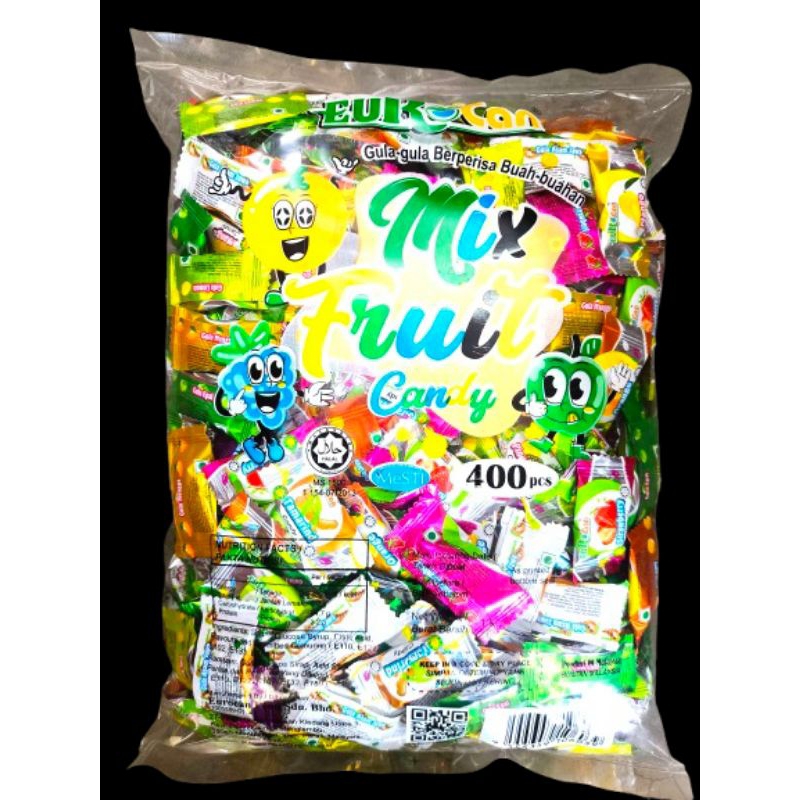 Euro Fruit Candy 400pcs Product Malaysia | Shopee Malaysia