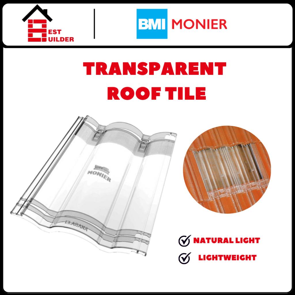 MONIER Transparent Roof Tile Toplight Elabana Nordica Contour ...