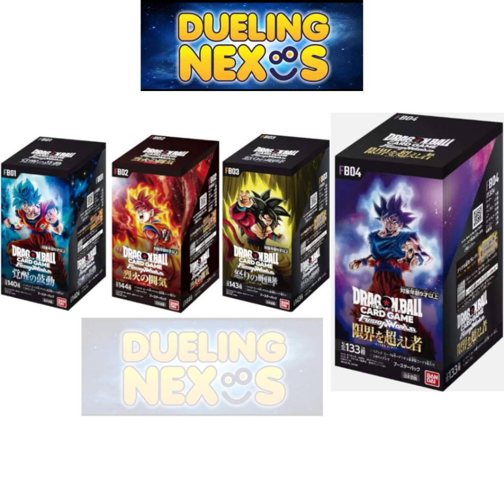 Dragon Ball Super TCG : Fusion World Booster Box FB01 / FB02 / FB03 ...