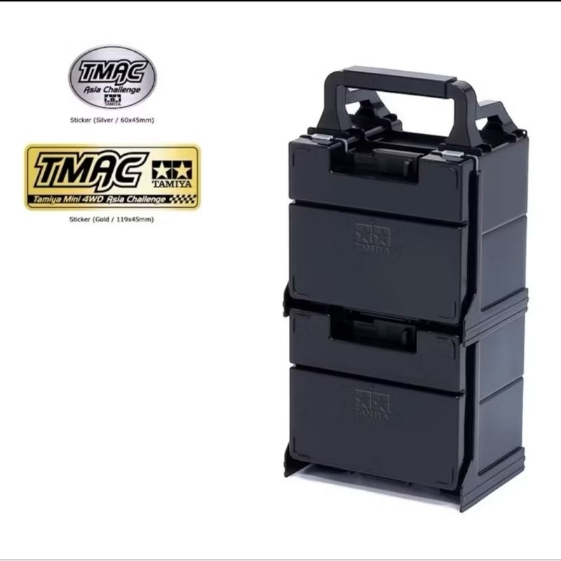 TAMIYA 95671 Mini 4WD Pitbox TMAC Asia Challenge Black Colour | Shopee ...