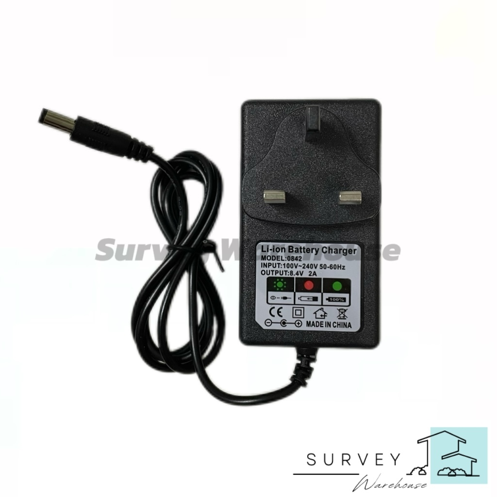 8.4V 2A 3 Pin Green Line Laser Level Power Supply Adapter /Charger USB ...