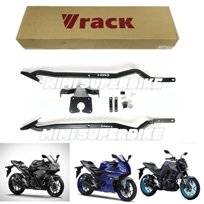 YAMAHA MT25 V1 V2 / R25 V1 V2 V3 MONORACK HEAVY DUTY ( BUATAN MALAYSIA ...