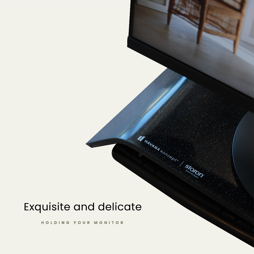 Staron Solid Surfaces Monitor Stand | Display Stand | Marble-Like ...
